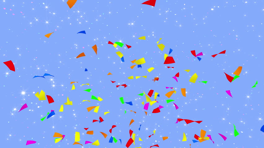 Animation Of Colorful Confetti Falling Stock Footage Video 4358984 - Shutterstock