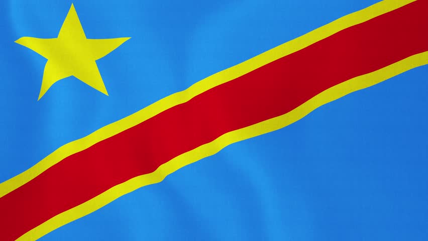 Congo Detail Of Waving Flag Stock Footage Video 770767 Shutterstock