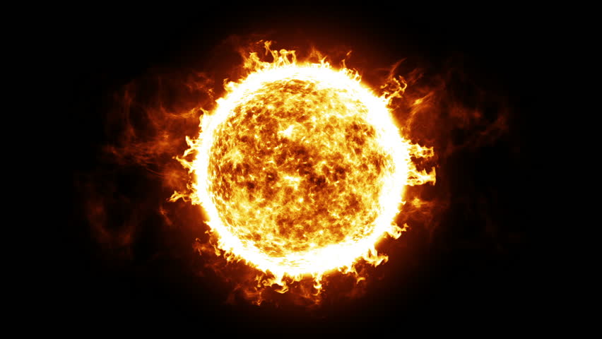 Stock video of sun with solar protuberances and explosions. | 10071905 ...