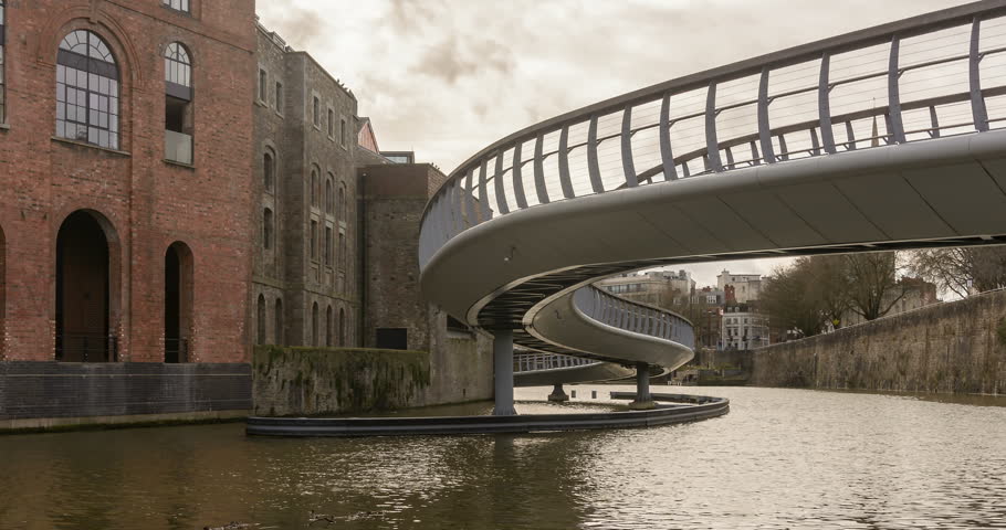 Castle Bridge Bristol England, New Stock Footage Video (100% Royalty ...