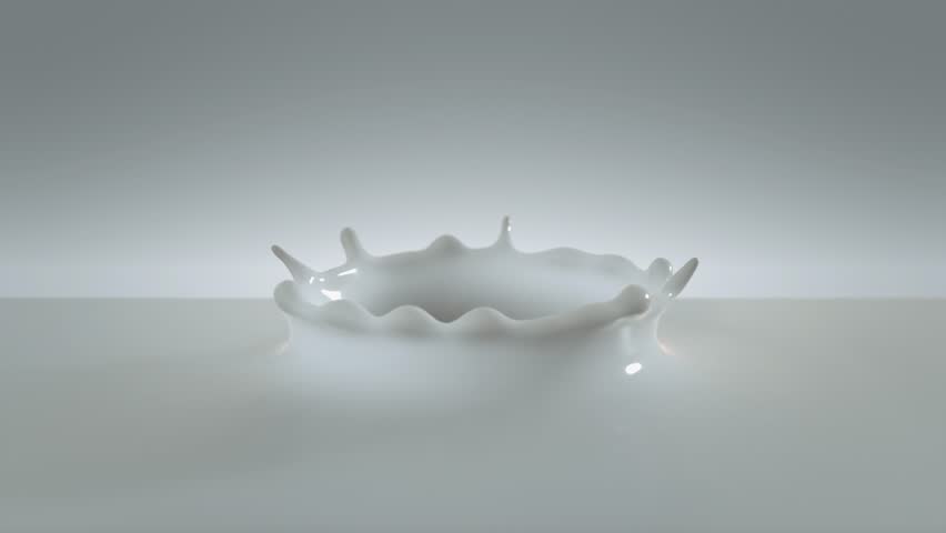 4k Slow-motion Milk Dropping and Stock Footage Video (100% Royalty-free ...