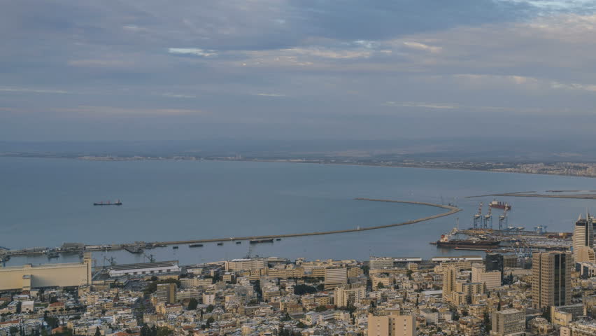 Cityscape and Urban Shoreline in Haifa, Israel image - Free stock photo ...