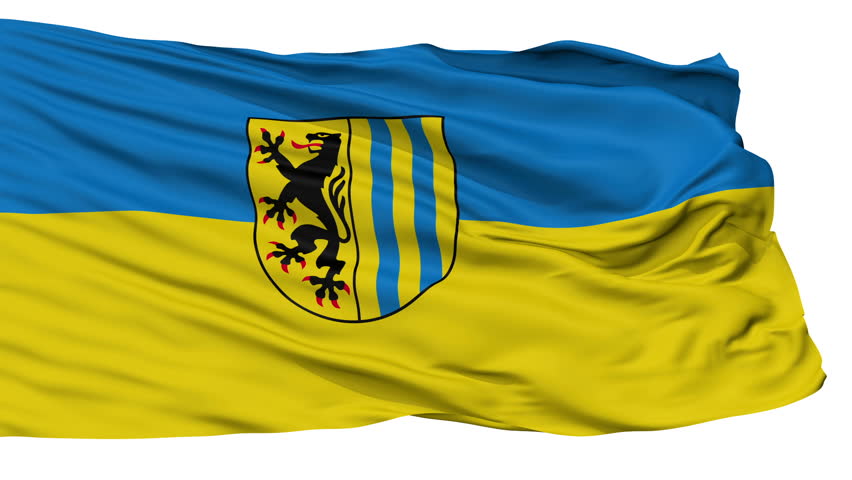 Video stock a tema Leipzig Flag, City of Germany, (100% royalty free ...