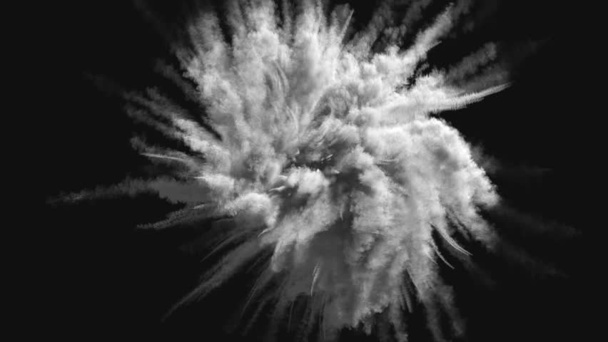 Cg Animation of White Powder Stock Footage Video (100% Royalty-free ...