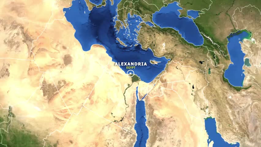Satellite Image of Alexandria, Egypt image - Free stock photo - Public ...