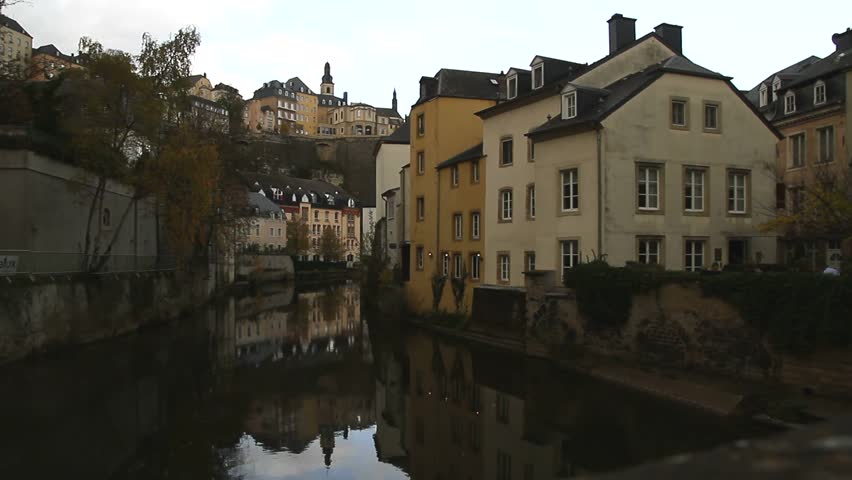 Luxembourg city view with houses and buildings image - Free stock photo ...