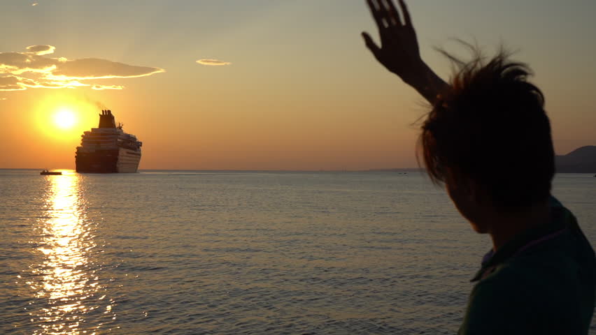 Young Man Waving Goodbye to Stock Footage Video (100% Royalty-free ...
