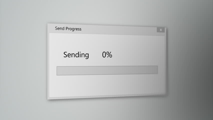 Sending File with Progress Bar, Stock Footage Video (100% Royalty-free ...