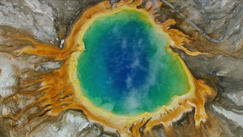 Colorful Hot Spring at Yellowstone National Park image - Free stock ...