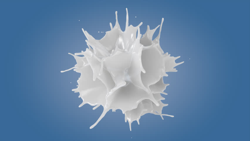 Animation of the Milk Splashing Stock Footage Video (100% Royalty-free ...