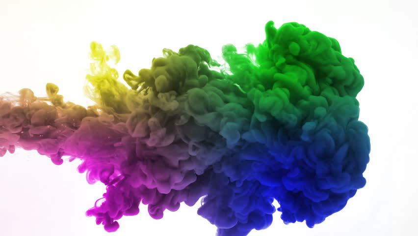 Color Ink Flowing in Water Stock Footage Video (100% Royalty-free ...