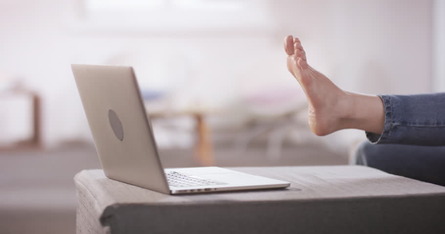Close-up of Female Feet in Stock Footage Video (100% Royalty-free ...