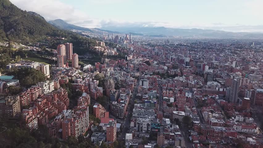 Bogota Cityscape with mountains in Colombia image - Free stock photo ...