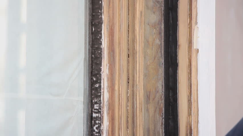 Manually Sanding Wooden Window Frame Stockvideos & Filmmaterial (100 % ...