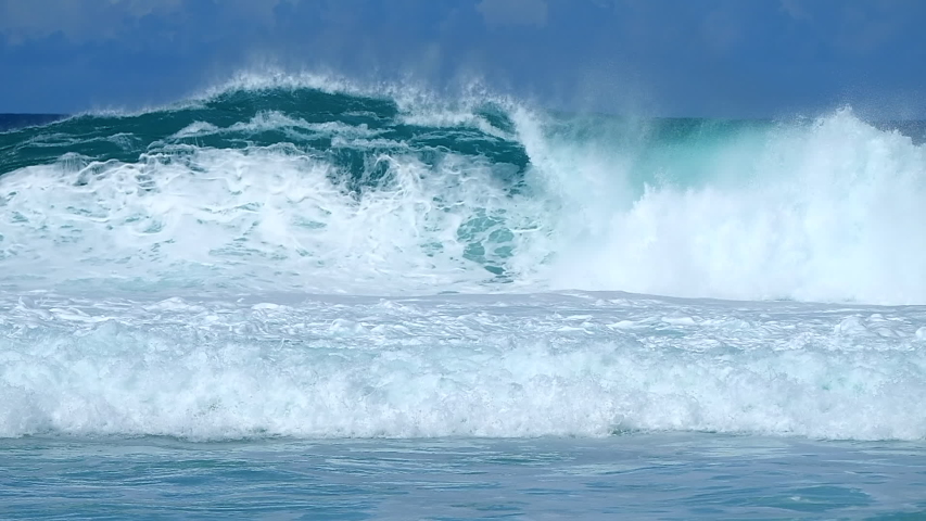 Surfer riding Giant Wave in Hawaii image - Free stock photo - Public ...