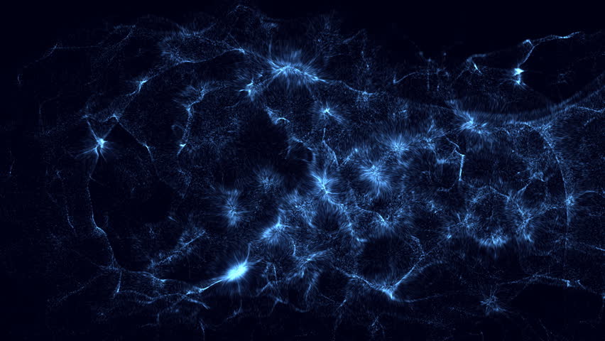 Blue Strange Particle Motions Stock Footage Video (100% Royalty-free ...