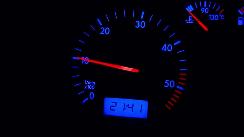 Revving Speedometer And Tachometer Stock Footage Video 2793367 ...