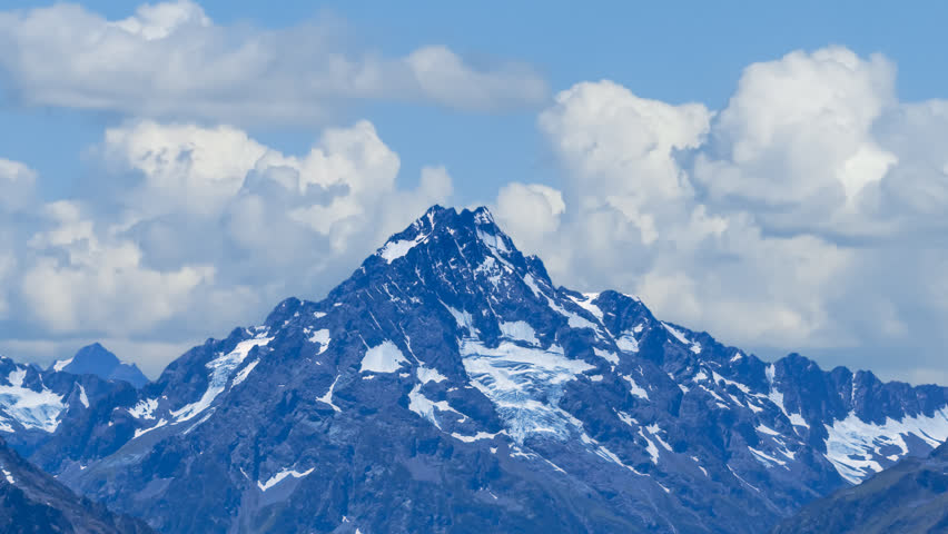 Stunning View Of Matterhorn In Swiss Alps. Shot From The Zermatt Side ...