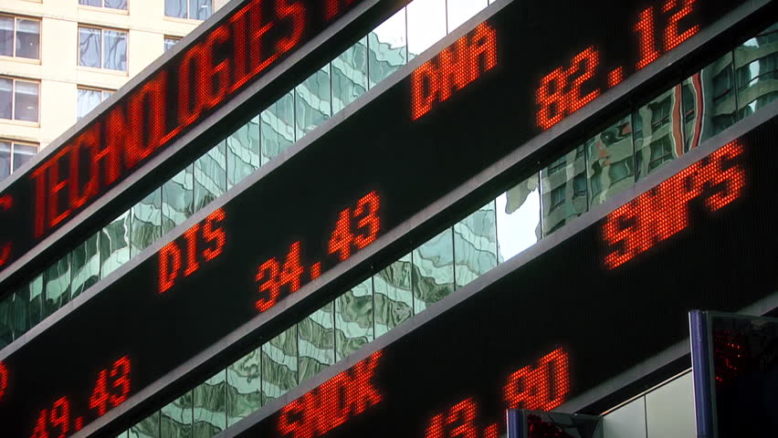 Stock Market Ticker Stock Footage Video 822922 | Shutterstock