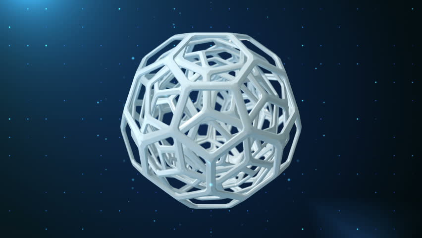 Animation Rotation of Abstract Spheres Stock Footage Video (100% ...