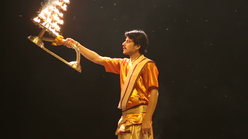 The Man In Yellow Suit Practicing Kung Fu. Master Holding Nunchuck ...