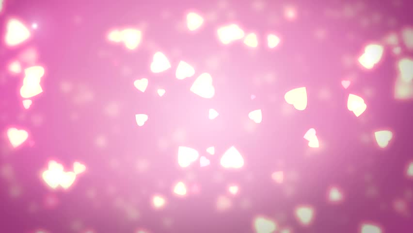 Blurred Particles On Glitter Background - Seamless Loop. Pink Smooth ...