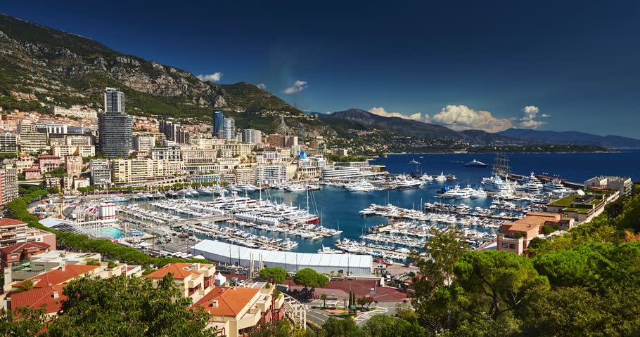 Monaco, Monte-Carlo, 07.09.2015: Port Hercules, Port De Hercule, Luxury ...