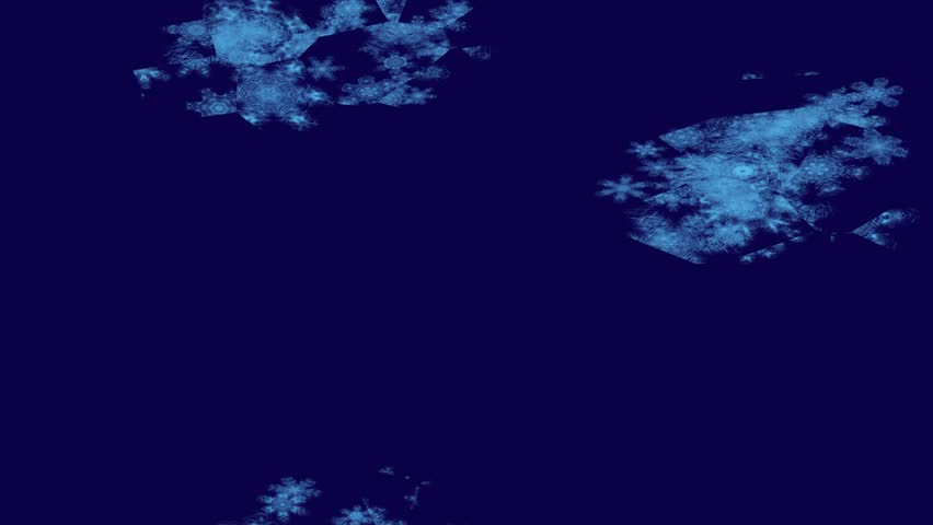 Seamless Animated Frost Pattern And Snowflakes Christmas And New Year ...