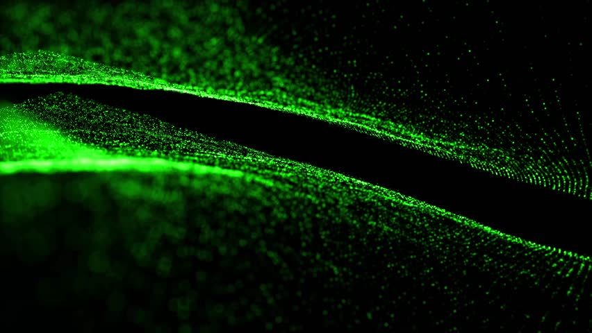 Loopable Abstract Particle Background, 3d Render With Depth Of Field, Glow And Randomize ...