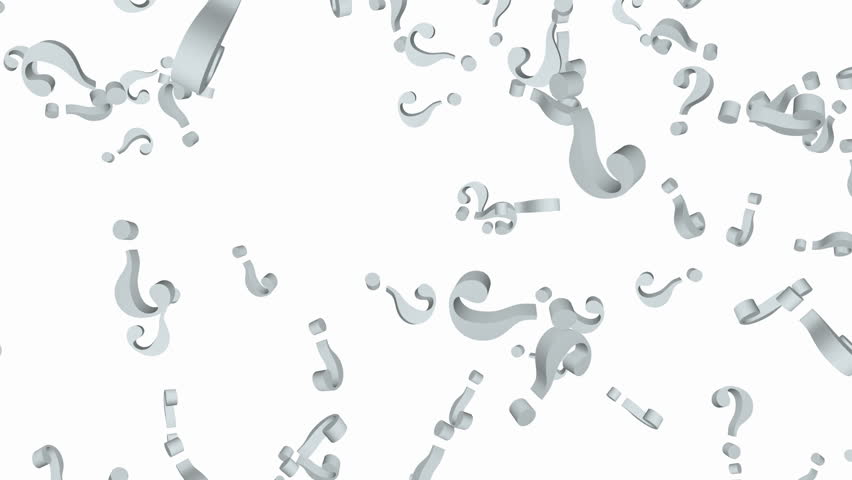 Falling Question Marks Animation - Stock Footage Video (100% Royalty ...