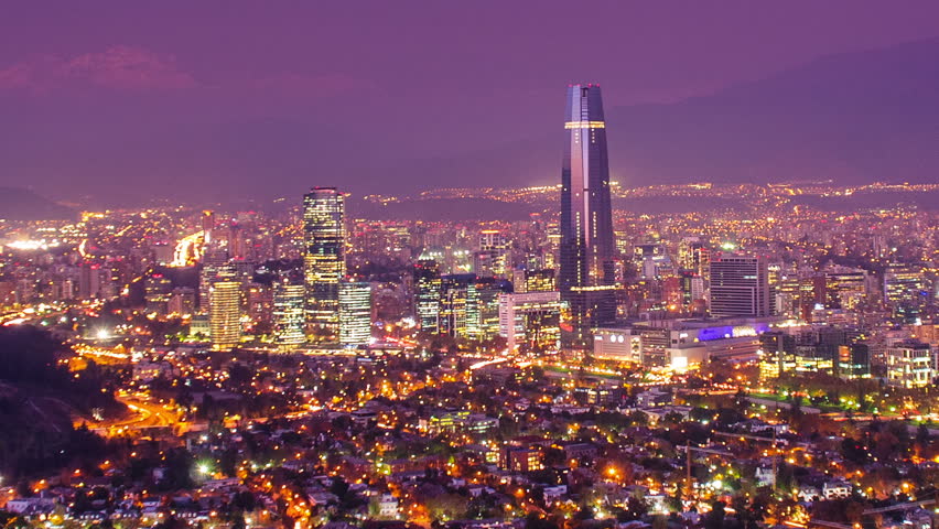 Building and skyline in Santiago, Chile image - Free stock photo ...