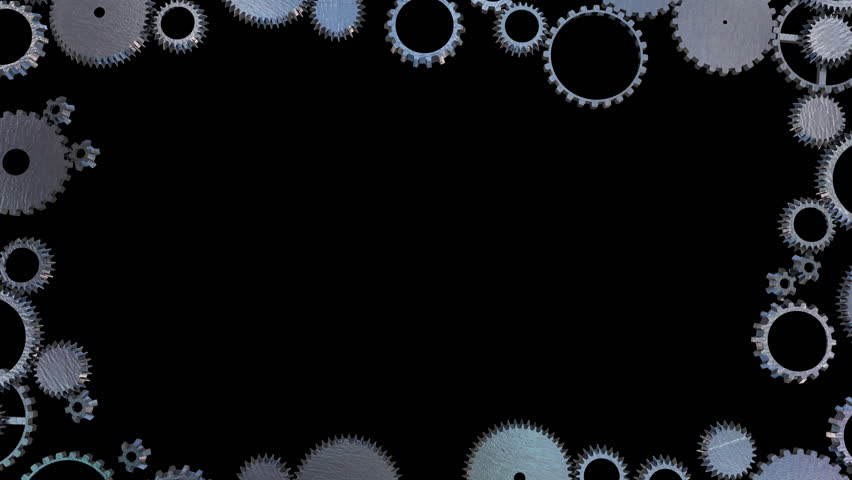 Gear Cogs Border Rotating System Gearbox Watch Mechanism Composite ...