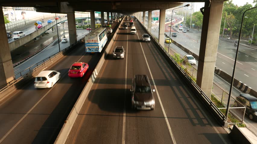 Car Move Towards, Pass Under Stock Footage Video (100% Royalty-free ...