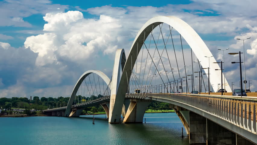 Bridge Juscelino Kubitschek in Brasilia, Brazil image - Free stock ...