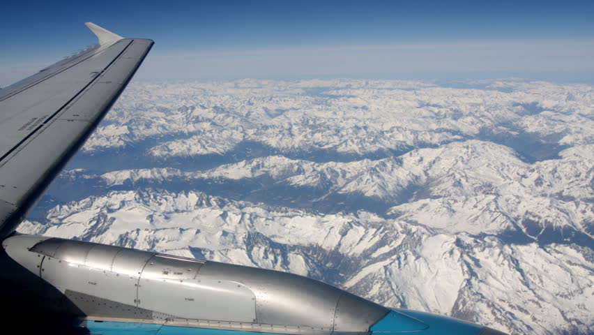 4k Uhd POV Point Of View Inside Airplane Passenger Window Seat Engine ...