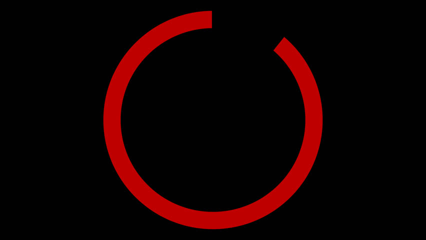 Progress Loading Bar UI Indicator. Red And Blue Loading Circle ...