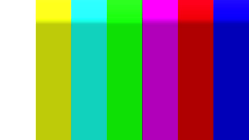 Rainbow Television Color Bars Clip With Seven Hues Being Represented ...