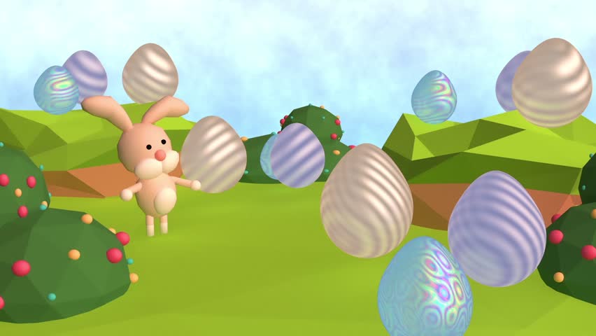 3d Cute Dancing Bunny Rabbit Stock Footage Video (100% Royalty-free ...