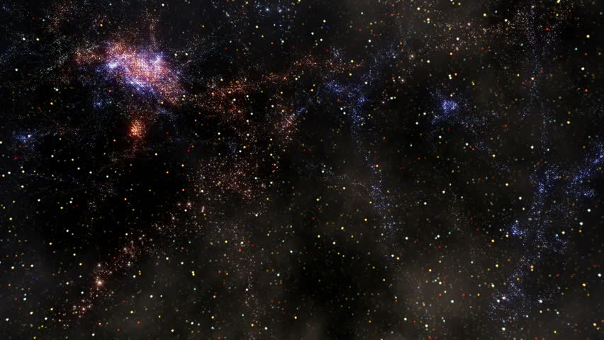 Space Travel (seamless Loop): Computer Generated Sequence Traveling ...