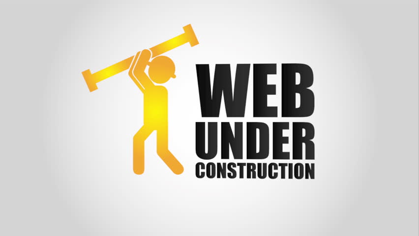 Under Construction Web Site Message Stock Footage Video 15016135 ...