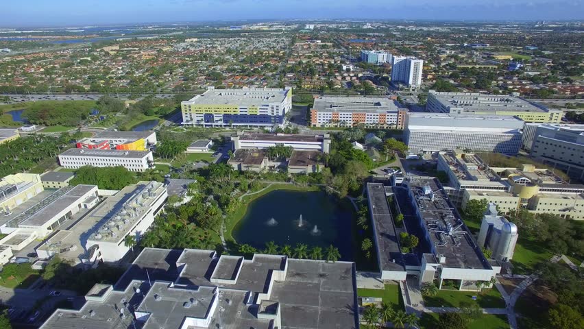 MIAMI - JANUARY 26: Aerial Video Of FIU Florida International ...