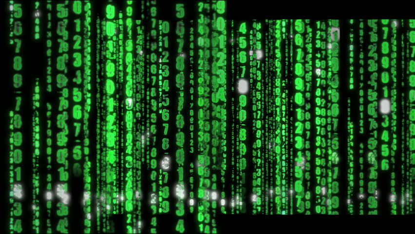 Animated Numbers Classy Matrix Effect. Filmati e video d'archivio ...