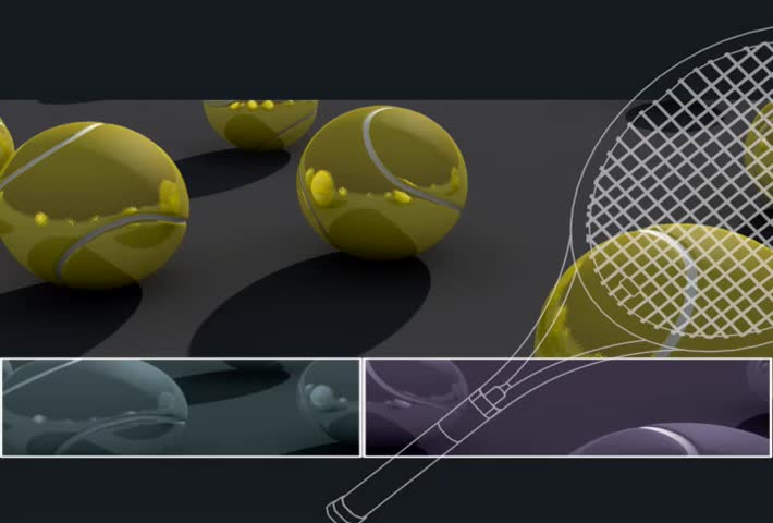 Animated Tennis Court, Racket And Balls Stock Footage Video 1903135 | Shutterstock