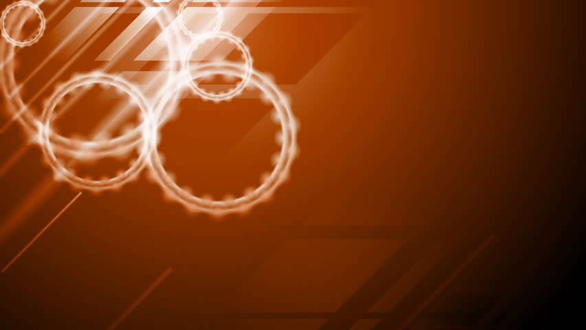 Dark Orange Tech Corporate Motion Stock Footage Video (100% Royalty ...