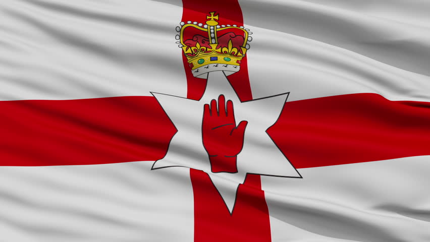 Northern Ireland Flag Stock Footage Video | Shutterstock