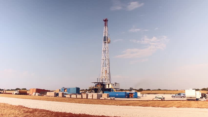Drilling Rig New Drill Site Stock Footage Video (100% Royalty-free ...