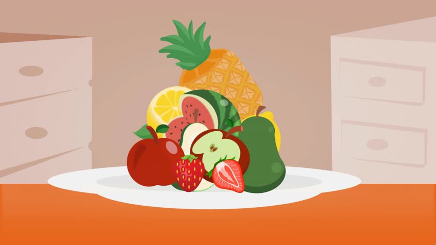 Stock video of agriculture in vector animation - food | 15252415 ...