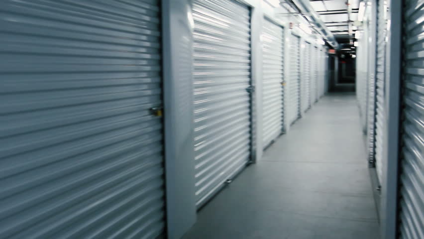 Self Storage Facility Unit Interior, Stock Footage Video (100% Royalty ...