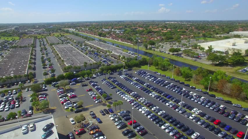 Aerial Video of New Cars Stock Footage Video (100% Royalty-free ...