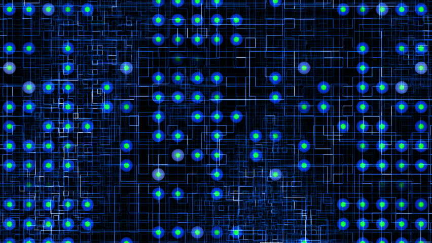 Animation Of Different Coding Languages Terms With Blue Matrix On The ...